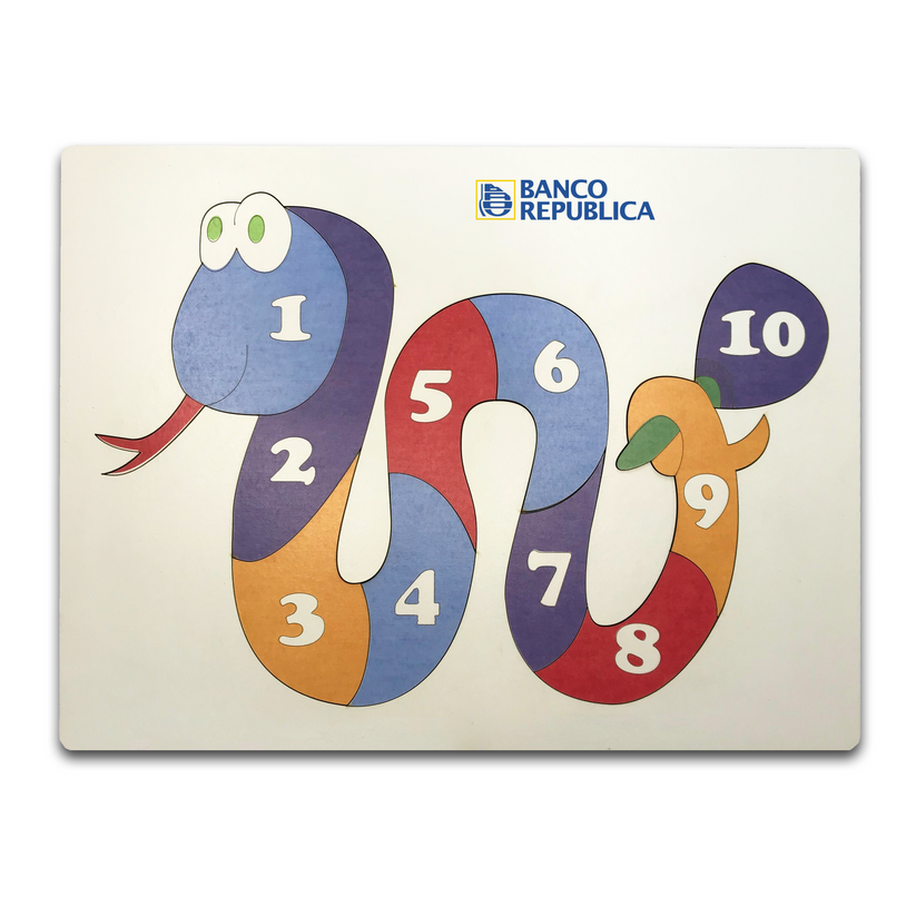 Juego Didactico- Serpiente números con logo personalizado – Centro ...
